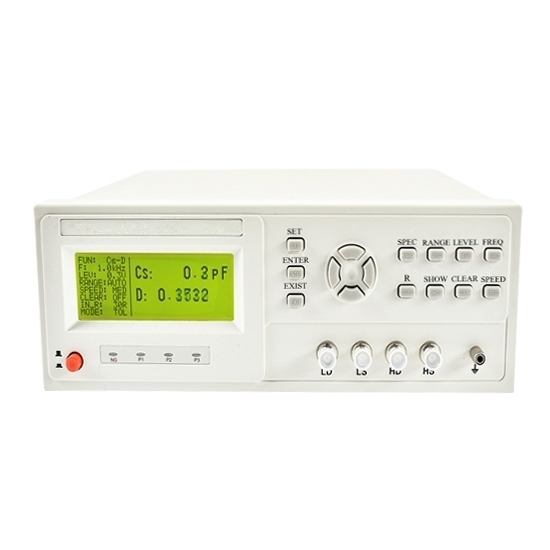 Digital LCR Meter, 50Hz~100kHz | sisco.com