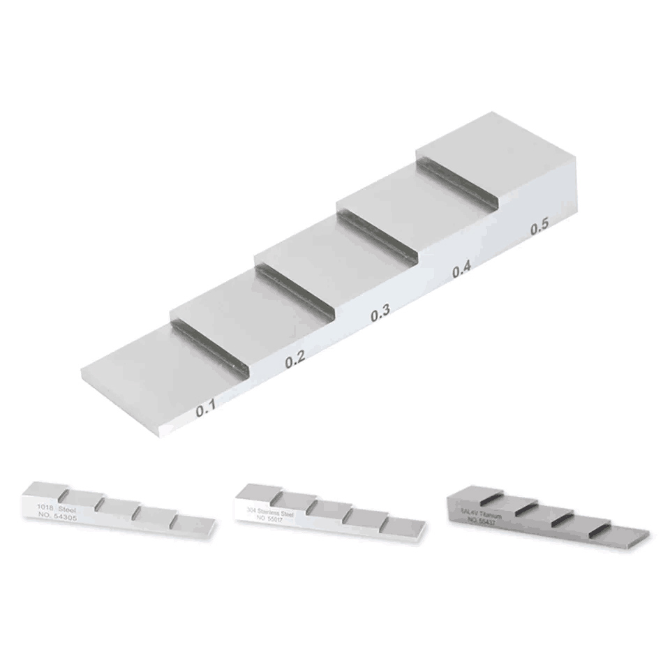 5-Step/10-Step Calibration Block for Ultrasonic Thickness Gauge | sisco.com