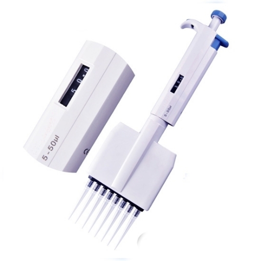 Multichannel Micropipette, 8/12 Channel, 0.5-10µl/5-50µl/50-300µl ...