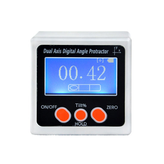 Dual Axis Digital Protractor With Backlight