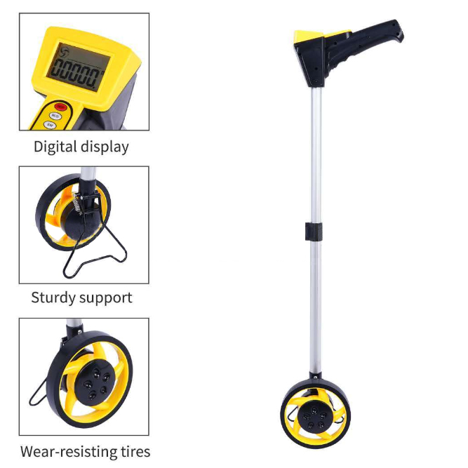 Small Digital Distance Measuring Wheel, 6 Inch | sisco.com
