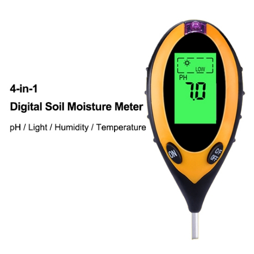 4 in 1 Digital Soil pH Moisture Meter | sisco.com