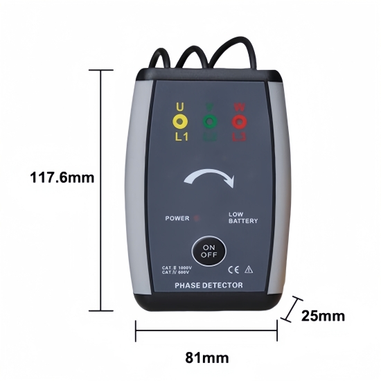 Non Contact Phase Sequence Tester, AC 70-1000V | sisco.com