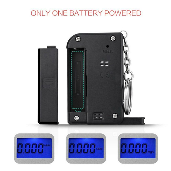 Digital Mini Keychain Breathalyzer | sisco.com