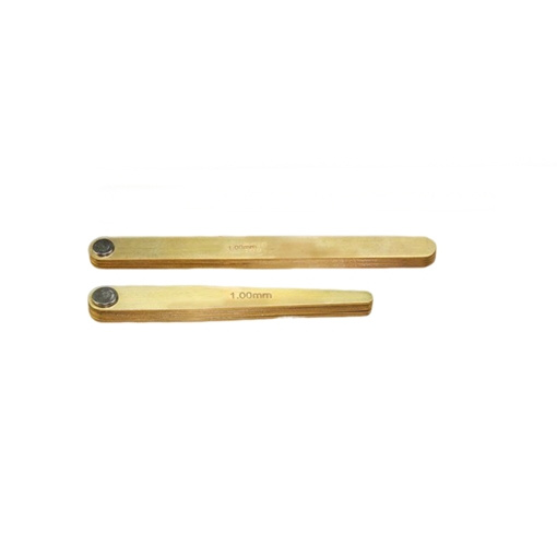 0.05-1mm Brass Feeler Gauge Set | sisco.com