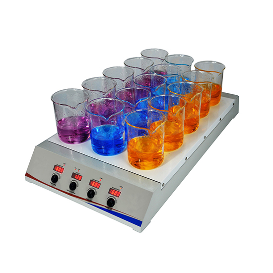 Multi-Position Magnetic Hotplate Stirrer, 15-Position | sisco.com