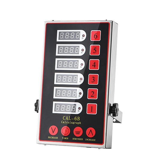 6-Channel Commercial Digital Kitchen Timer | sisco.com