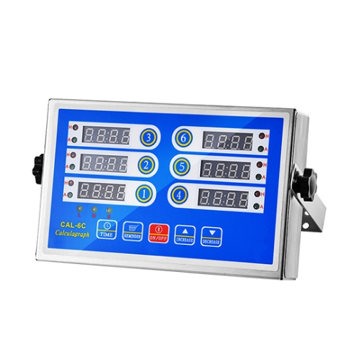 6-Channel Commercial Digital Kitchen Timer | sisco.com