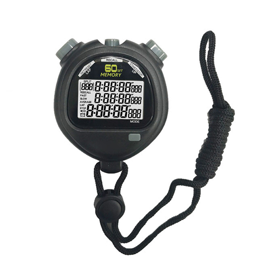 Triple-Row 60-Lap Stopwatch Timer | sisco.com
