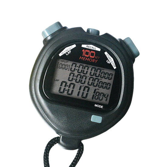 Triple-Row 100-Lap Stopwatch Timer | sisco.com
