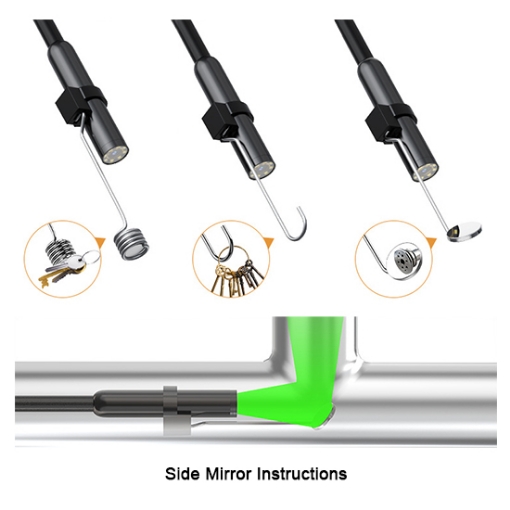 5" Dual Lens Industrial Endoscope Camera | sisco.com