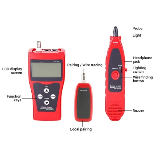 Network Cable LAN Tracker Tester, RJ45, RJ11 | sisco.com